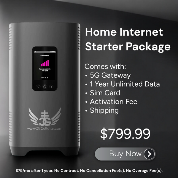 Home Internet Package 1 Year Bundle - CG Cellular